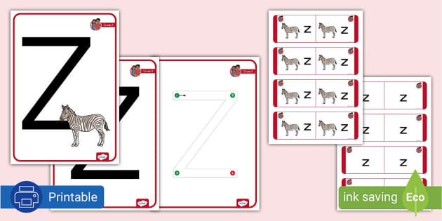 Gr. R Phonics: Z Poster and Robot Letter - Twinkl