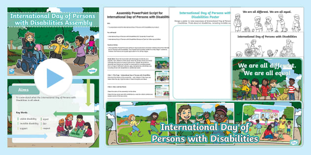 International Day of Persons with Disabilities KS1 Resource Pack