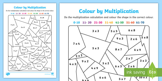 Colour By Multiplication (teacher made)