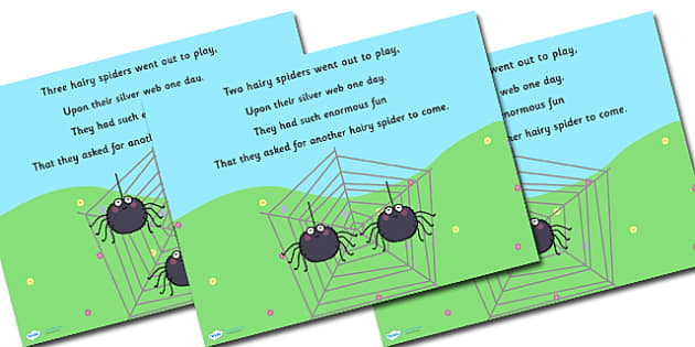 One Hairy Spider Minibeast Counting PowerPoint - Twinkl