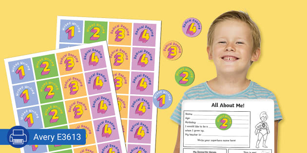 Reward Stickers - Collect All 4 - Reading and Writing