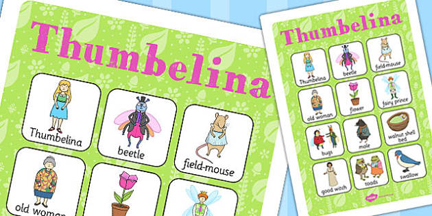 Thumbelina Vocabulary Poster (creat de profesori) - Twinkl