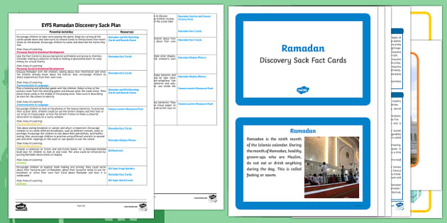 EYFS Ramadan Discovery Sack Plan and Resource Pack - Twinkl