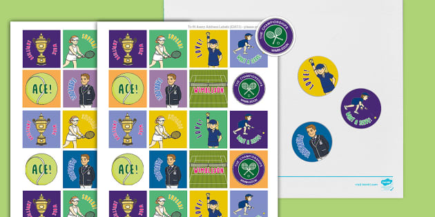 Wimbledon - Reward Stickers (profesor hizo) - Twinkl