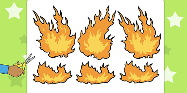 The Great Fire of London Fire Cut Outs - Great fire. Cut outs