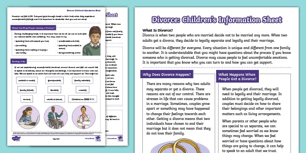 divorce ks2