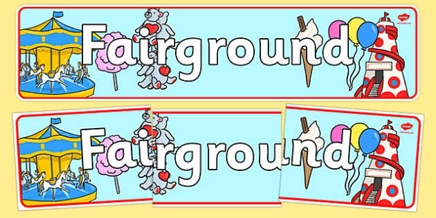 The Fairground Role Play Banner