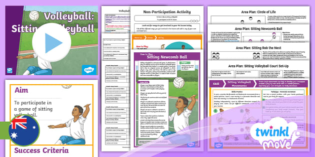Move PE Year 6 Volleyball Lesson 6: Sitting Volleyball Move PE Year 6 Volleyball Lesson 6: Sitting Volleyball