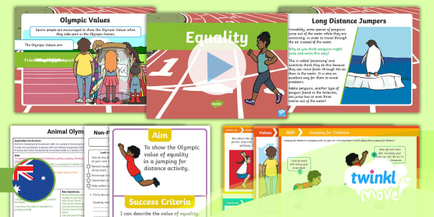 Move PE Year 2 Dance: Animal Olympics Lesson 5: Equality