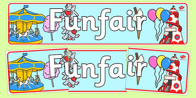 Funfair Display Banner