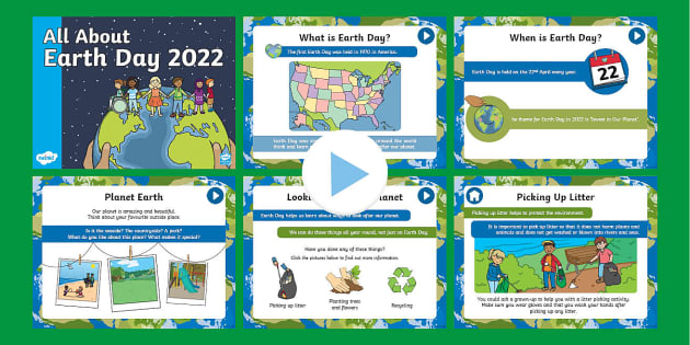 EYFS All About Earth Day PowerPoint (teacher made) - Twinkl
