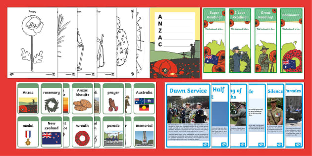 Anzac Worksheets | Resource Pack | Primary Resource - Twinkl