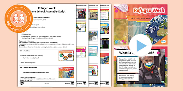 Refugee Week Whole School Assembly Pack - Twinkl