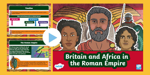 * NEW * Britain and Africa in The Roman Empire Information PowerPoint