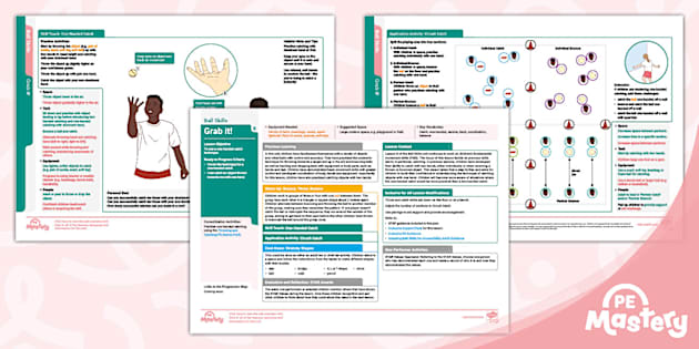 PE Mastery: Grade 1 Ball Skills Lesson 8 - Grab It! - Twinkl