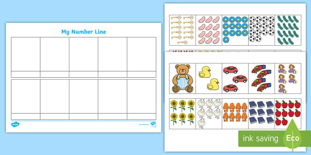 Make Your Own Number Line Resource Pack (teacher made)