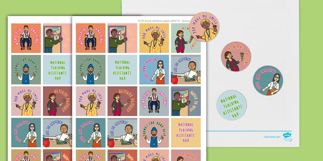 National Teaching Assistants' Day - Celebration Stickers