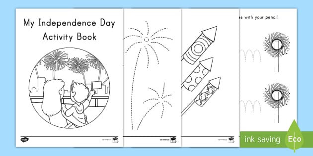 Independence Day Motor Skills Activity Booklet | Twinkl USA
