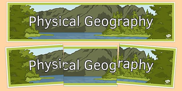 Physical Geography Display Banner