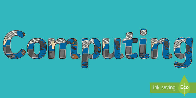 Computing Title Display Lettering - Computing Display Lettering Computing Title Display Lettering - Computing Display Lettering