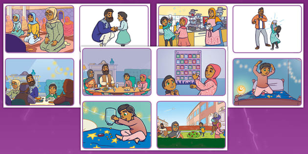 Rameena's Ramadan Story Sequencing Cards
