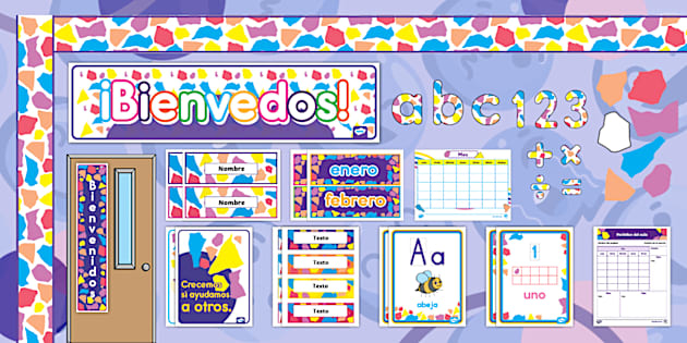 * NEW * Regreso a clases - paquete de decoración - Twinkl