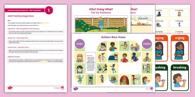 Colourful Semantics Session 1 – Who? Doing what?