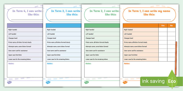 Writing My Name Assessment | Australia Resources | Twinkl
