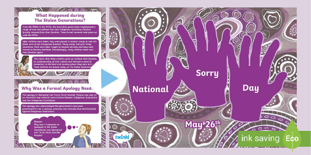 National Sorry Day Powerpoint and Quiz Years 3-4 - Twinkl