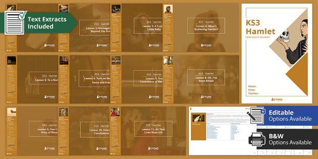 Hamlet Whole Unit Pack (creat de profesori) - Twinkl