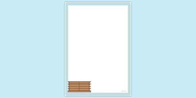 Shelves in Shop Page Border | Page Borders | Twinkl - Twinkl