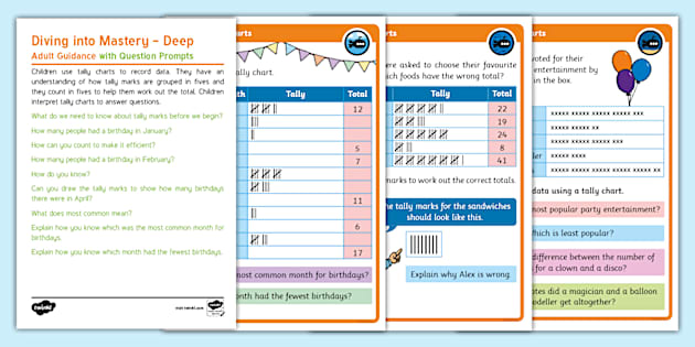 👉 White Rose Maths Compatible Year 2 Make Tally Charts