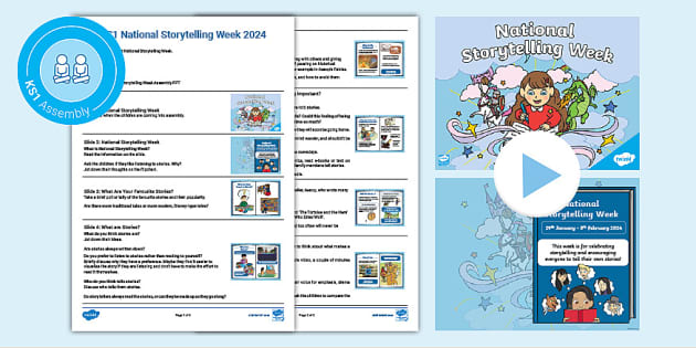 KS1 National Storytelling Week Assembly Pack (teacher made)
