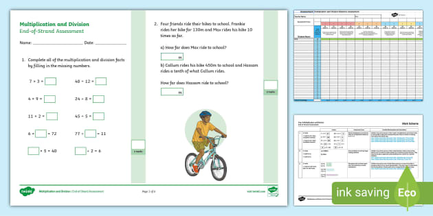 👉 Year 4 Multiplication and Division Baseline Assessment