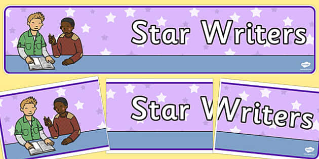 👉 Star Writers Display Banner (teacher made) - Twinkl