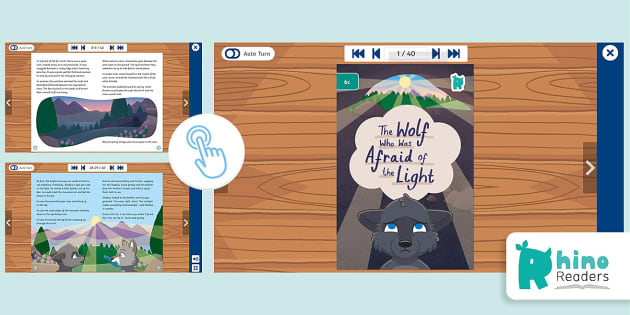 Decodable Level 6 Story The Wolf Who Was Afraid of the Light