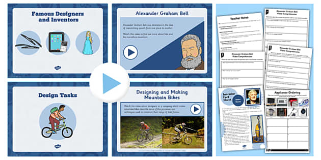 Famous Inventors and Inventions Lesson Teaching Pack