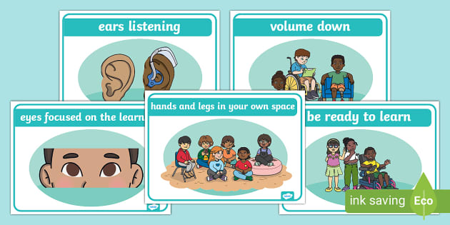 👉 Good Sitting Display Posters (teacher made) - Twinkl