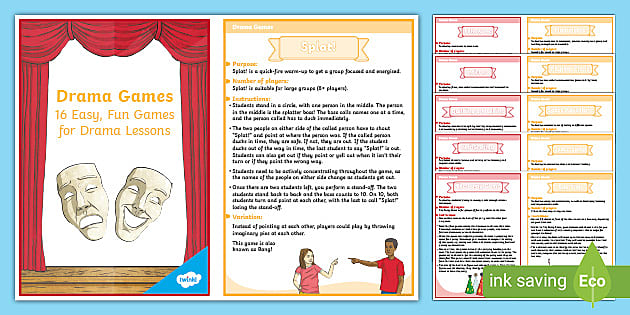 Drama Warm-Up Games | Twinkl (teacher made)