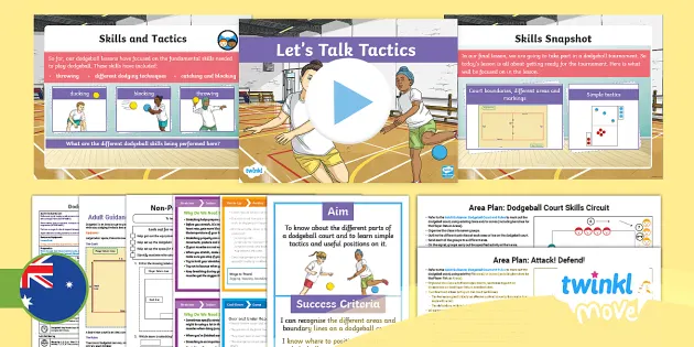 Dodgeball Court Layout
