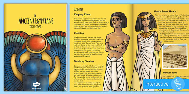 Ancient Egypt Non-Fiction Book | Twinkl (teacher made)