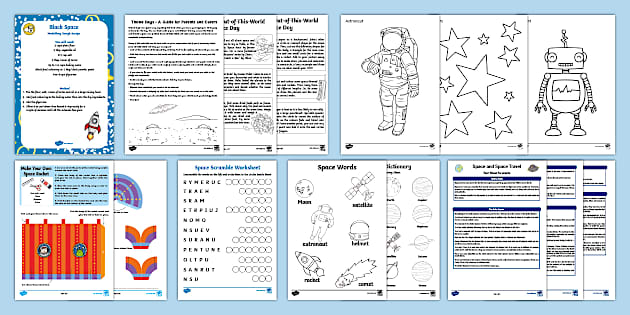 Space Day Activity Pack (teacher made) - Twinkl