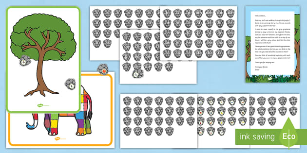 Elmer's Phonics Game Resource Pack - Twinkl