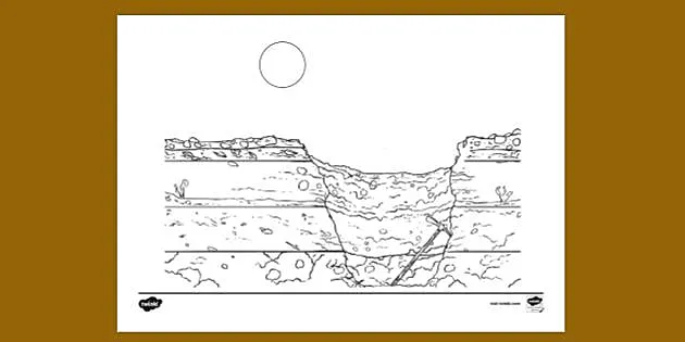 Kids Geology Coloring Pages