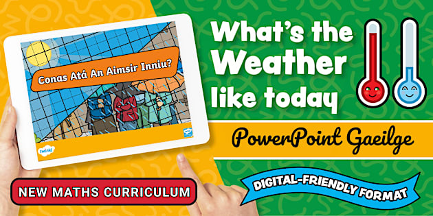 What's the Weather Like Today PowerPoint Gaeilge