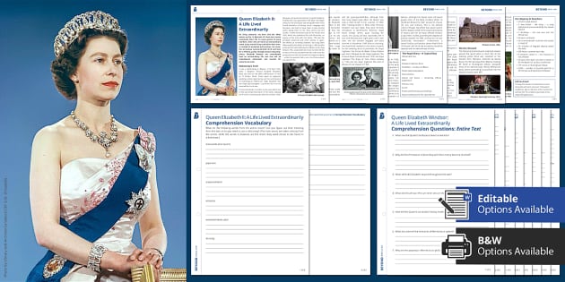 Queen Elizabeth II Reading Comprehension | Beyond English