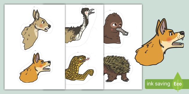 Echidna and the Shade Tree Character Cut Outs - Twinkl