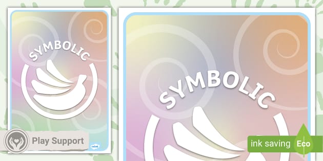 Symbolic Play Icon Display Poster (Teacher-Made) - Twinkl