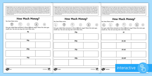 Money Making Amounts Activity (teacher made) - Twinkl