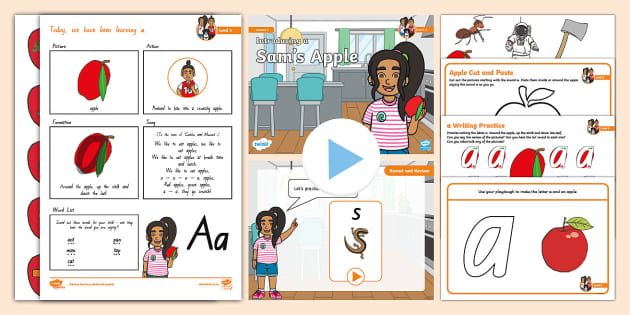 NZ Phonics: Level 2: Week 1: Lesson 2: 'a' Phonics Sound